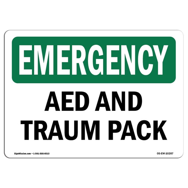 Signmission Safety Sign, OSHA EMERGENCY, 7 Signmission Safety Sign, OSHA EMERGENCY, 7